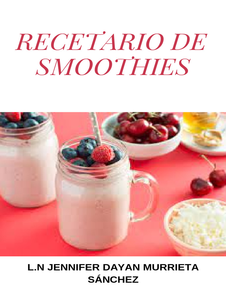 Recetario Smoothies | PDF | Zalamero | Fruta