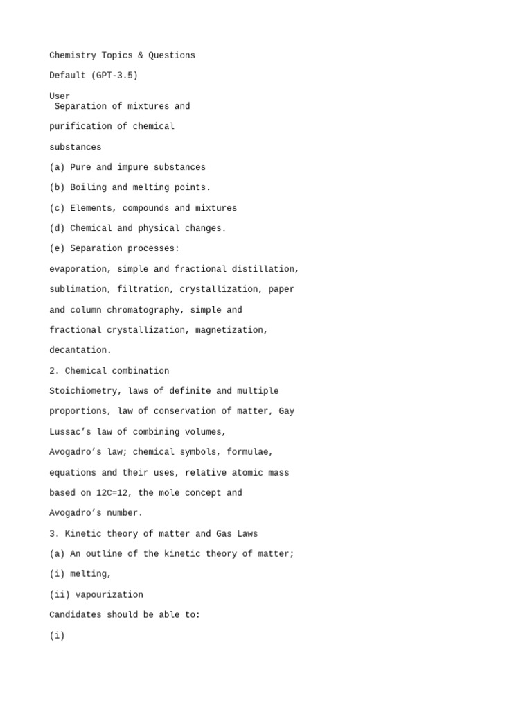 Chemistry Topic-WPS Office | PDF | Ph | Chemical Bond