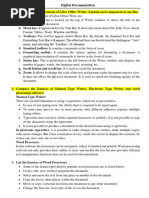Class 9 I.T Chapter 3 Digital Documentation Notes | PDF | Letter Case ...