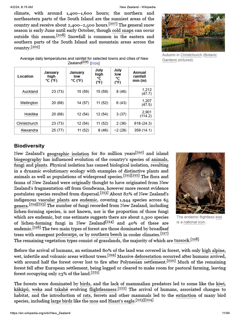 Biodiversity | PDF | New Zealand | Forests