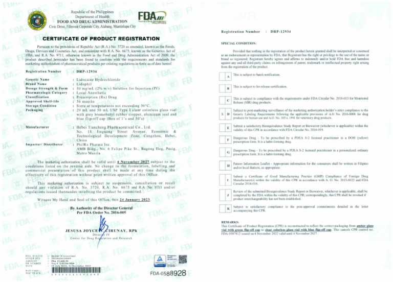 Lidocaine LIDOPHIL PDF | PDF