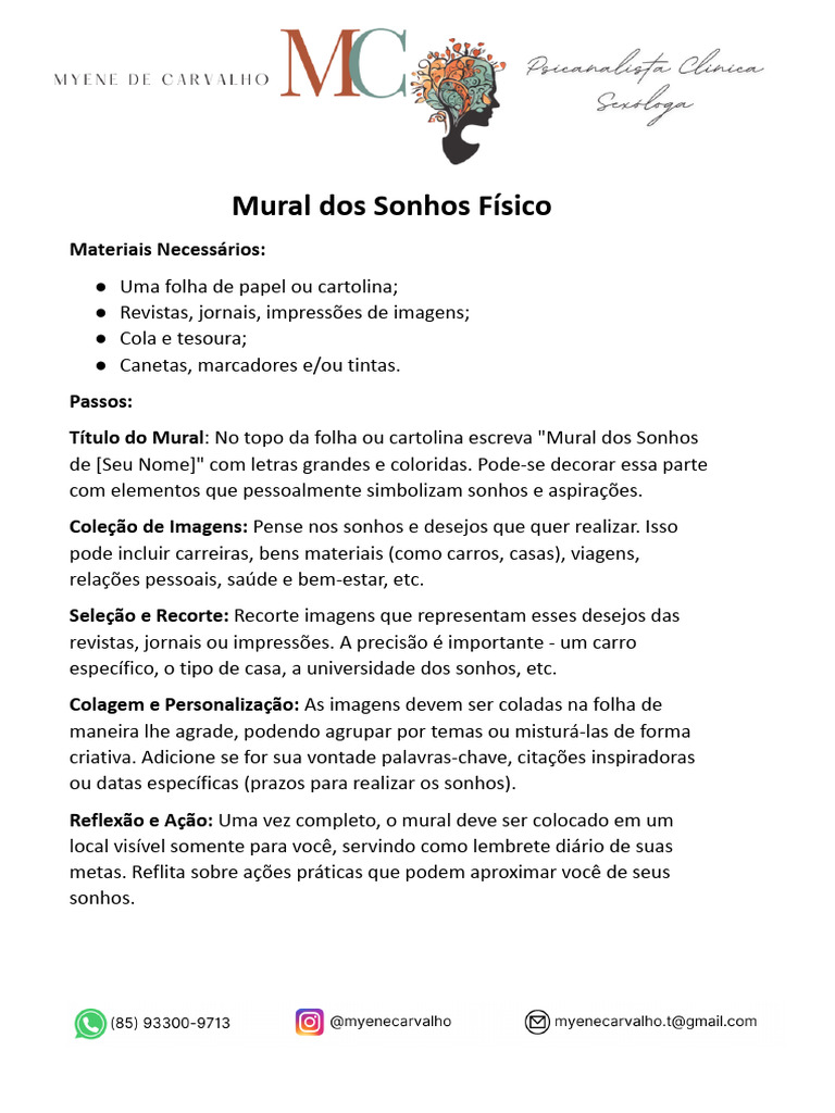 Mural Dos Sonhos | PDF