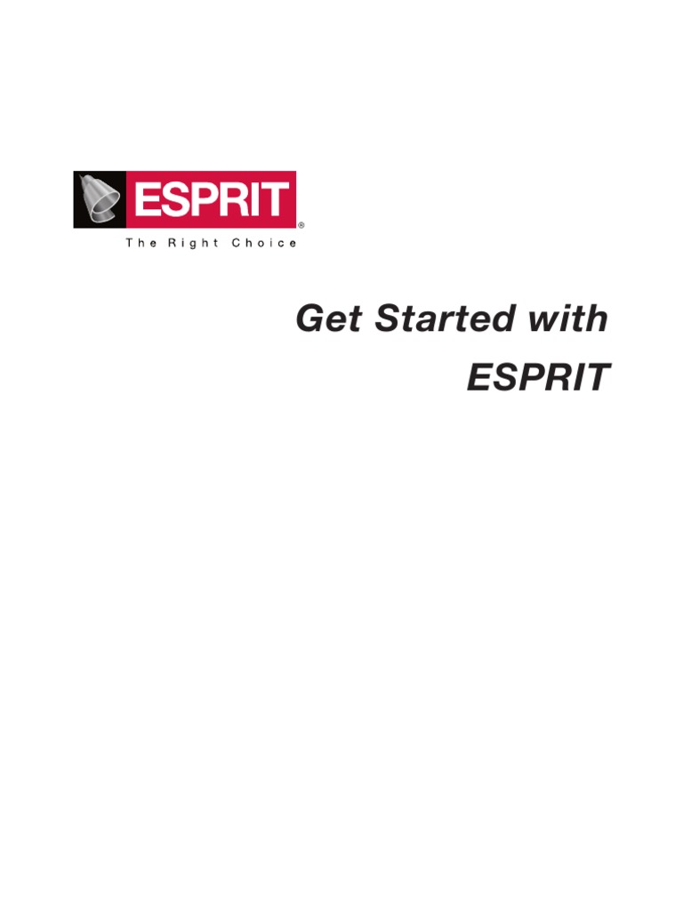 ESPRIT Get Started | PDF | Circle | Ellipse