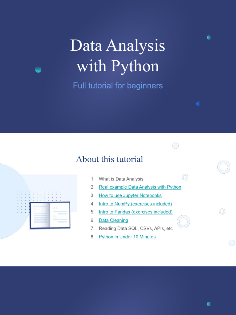 Data Analysis With Python | PDF | Data Analysis | Python (Programming Language)