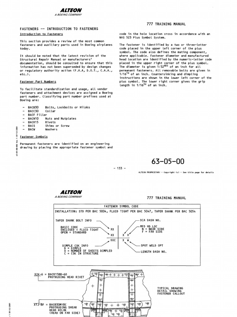 Boeing Fasteners | PDF | Rivet | Screw
