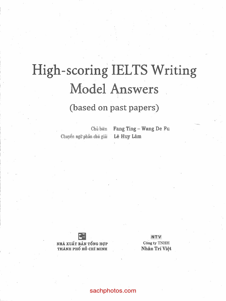 High-Scoring ILETS Writing | PDF