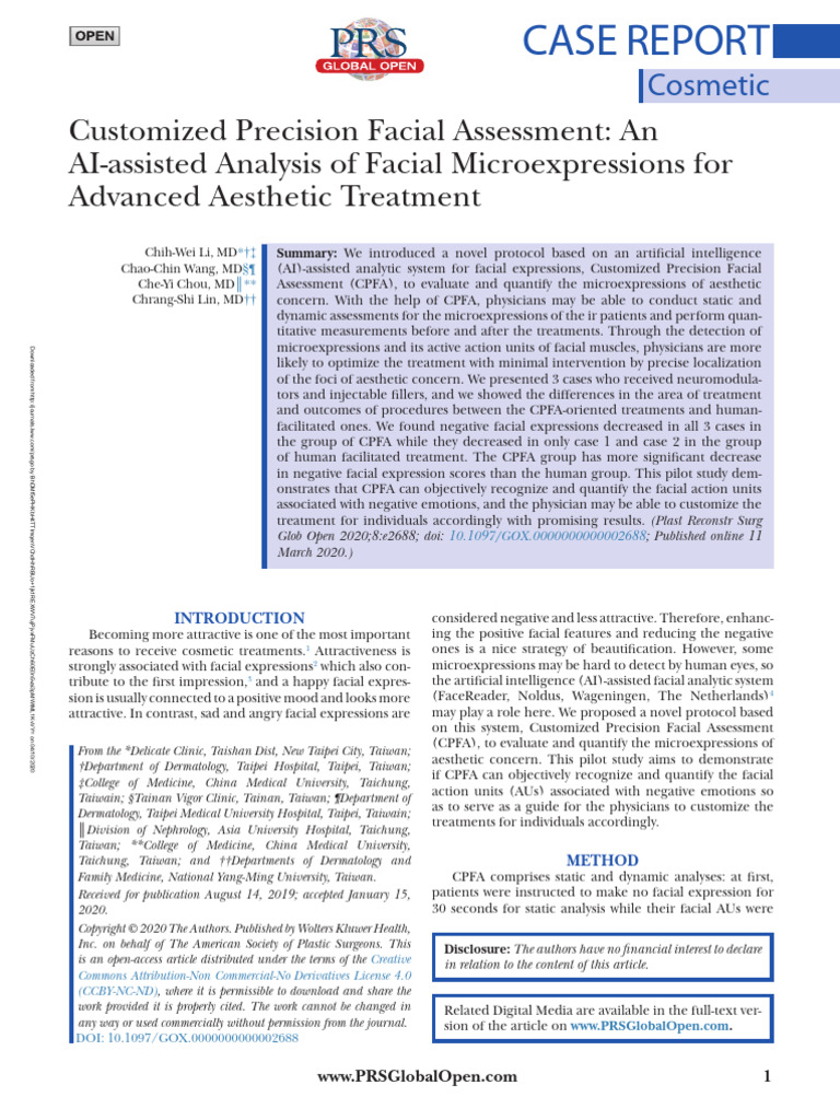 Li 2020 | PDF | Facial Expression | Face