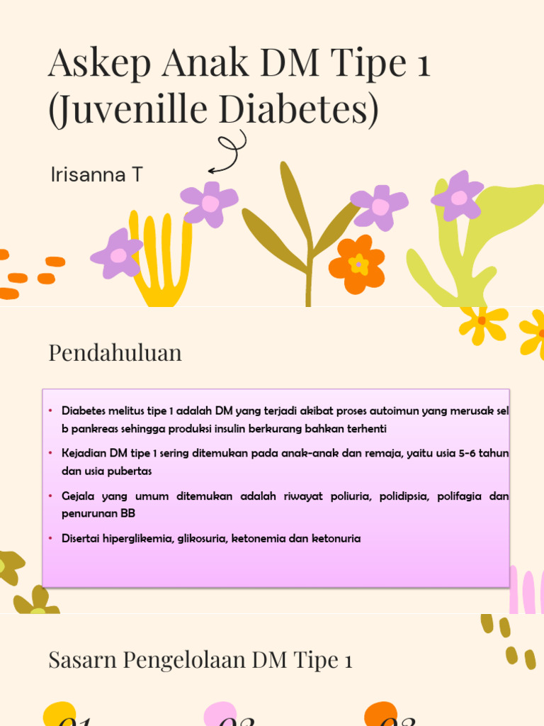 Askep DM Tipe 1 Pada Anak | PDF