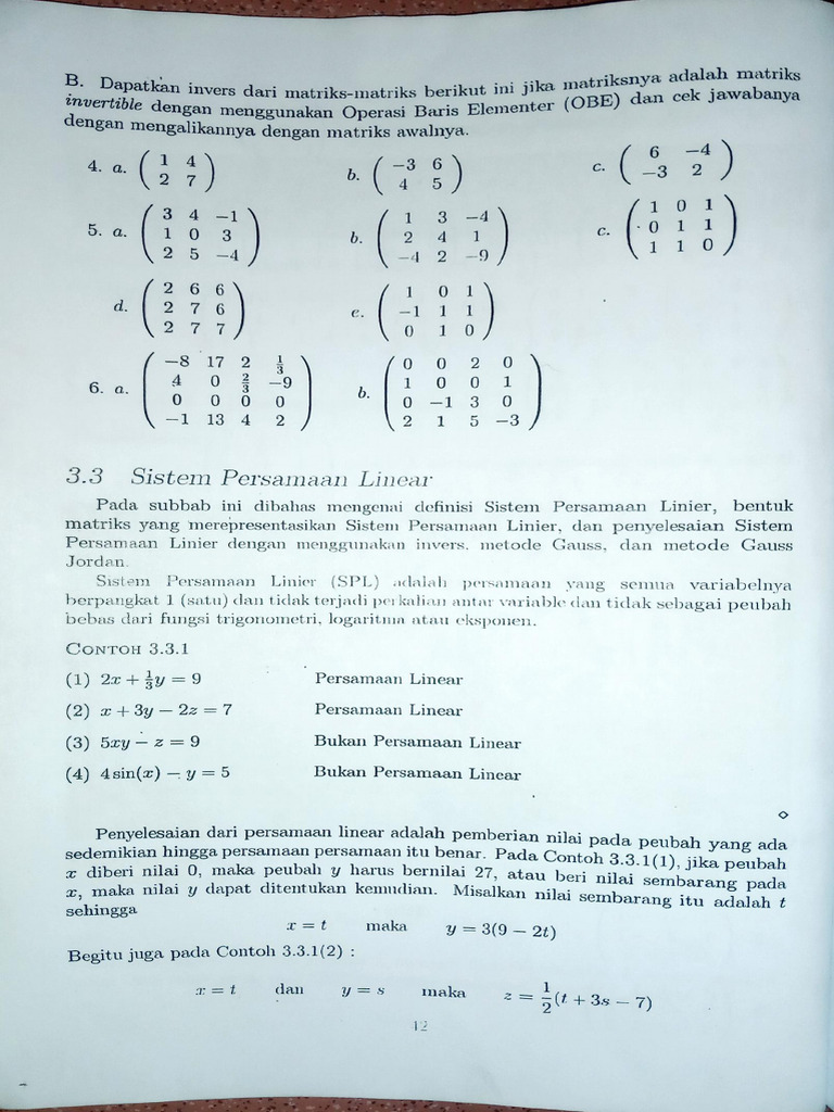 Matriks 4 - ITS - SPL | PDF