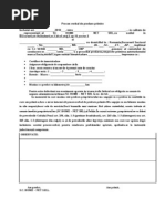 Model Borderou Serie Posta Romana | PDF