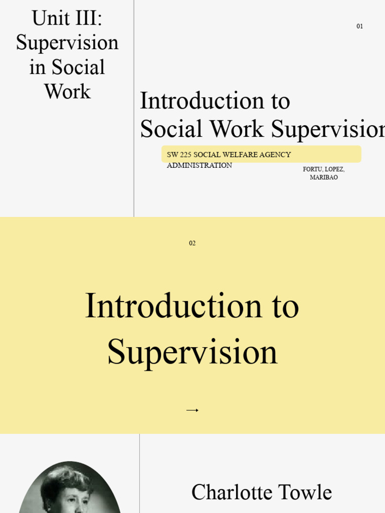 SUPERVISION | PDF | Social Work | Learning