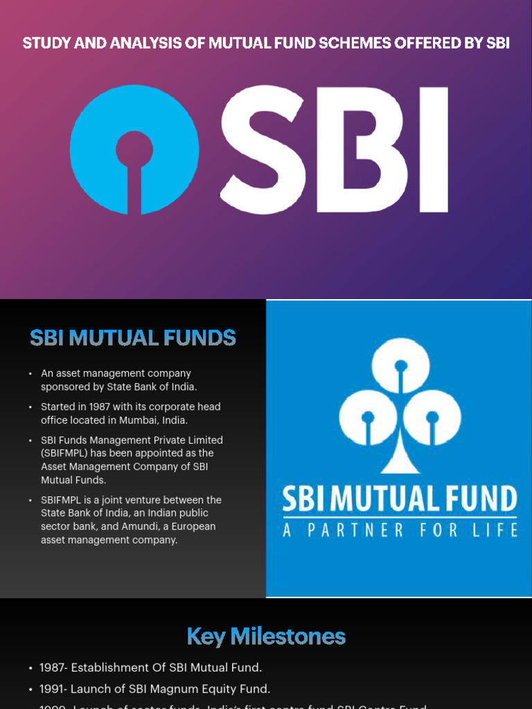 Study and Analysis of Mutual Fund Schemes Offered by Sbi | Download ...