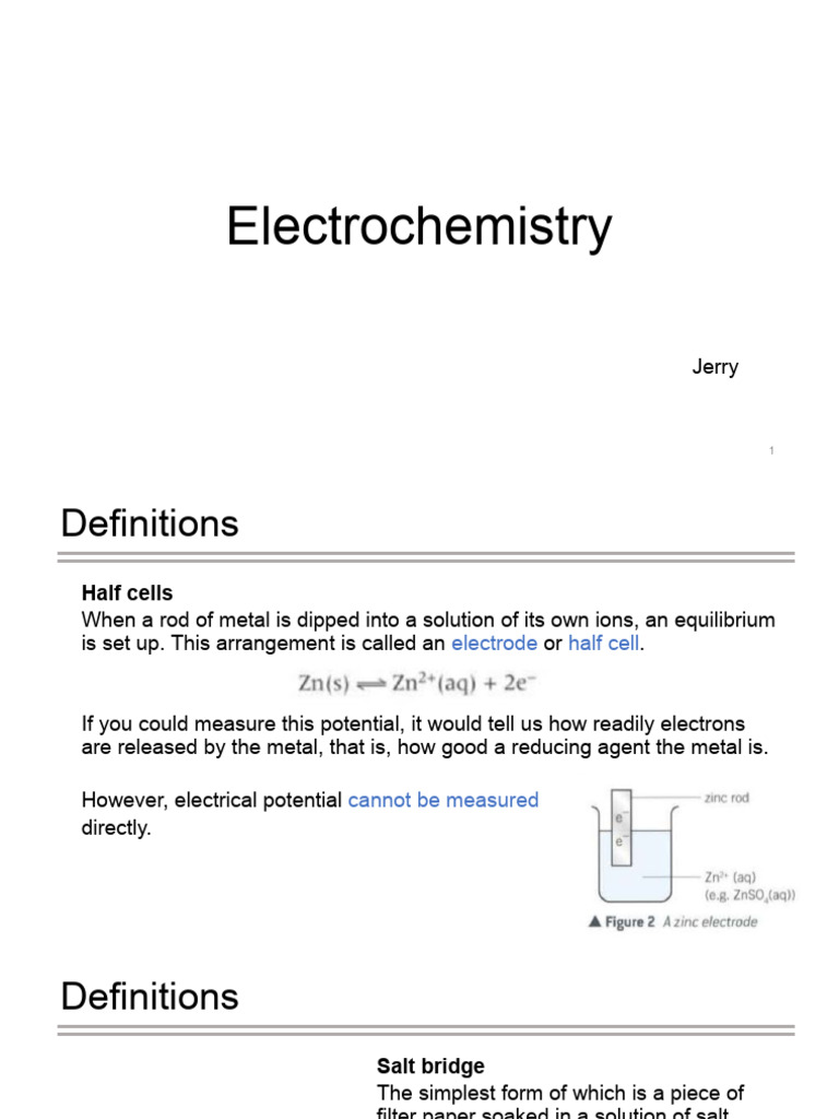 AQA 20 Electrode Potentials | PDF