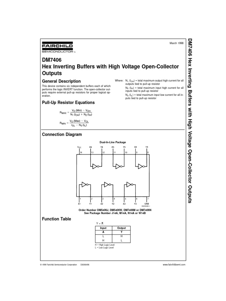 74LS06 | PDF | Computer Engineering | Electromagnetism