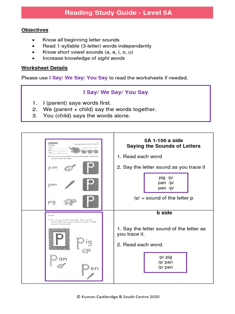 Level 5A Reading Study Guide | PDF | Linguistics | Human Communication