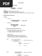 Maximum Daily Dose Calculation | PDF | Dose (Biochemistry) | Chemistry