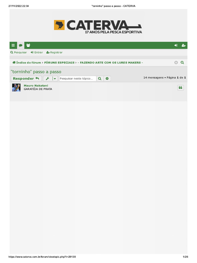 Torninho - Passo A Passo - CATERVA | PDF