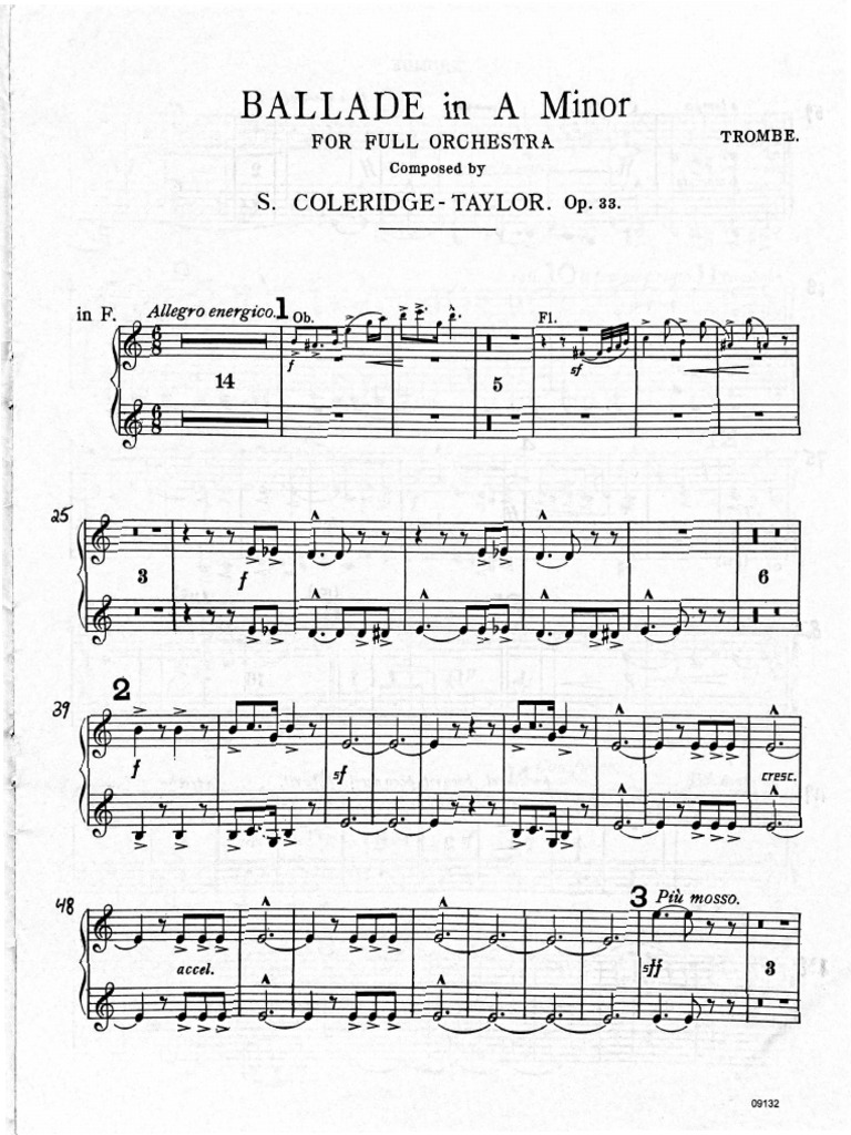 Coleridge Taylor Ballade | PDF