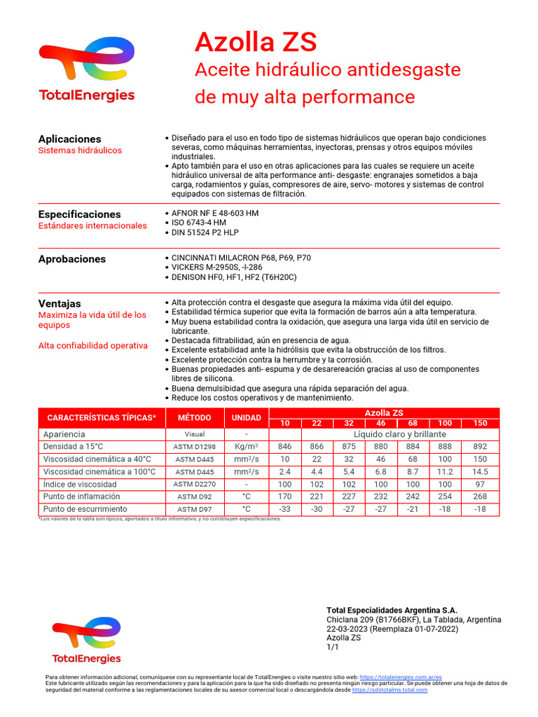 Azolla ZS 68 | PDF | Rodamiento (Mecánico) | Física Aplicada e Interdisciplinaria