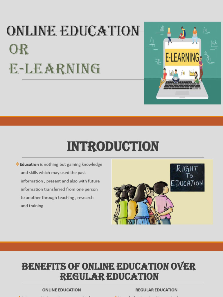 Online Education Benefits | PDF