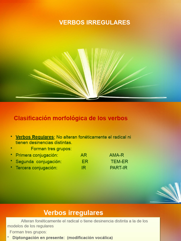 Verbos Irregulares | PDF | Verbo | Idiomas