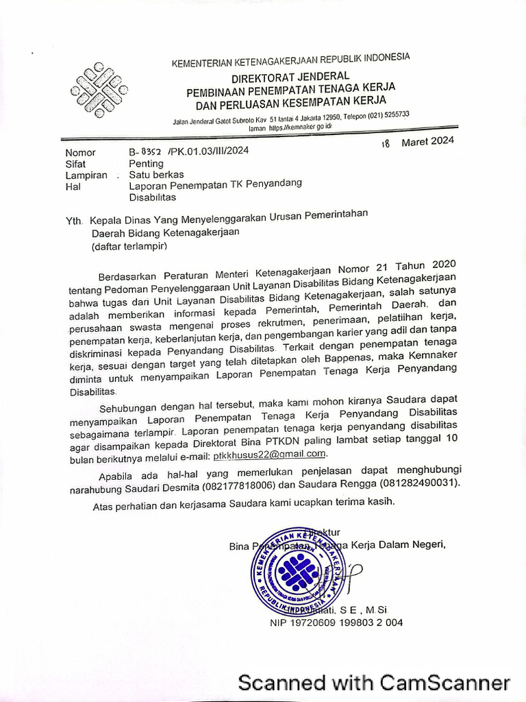 Laporan Penempatan TKPD | PDF