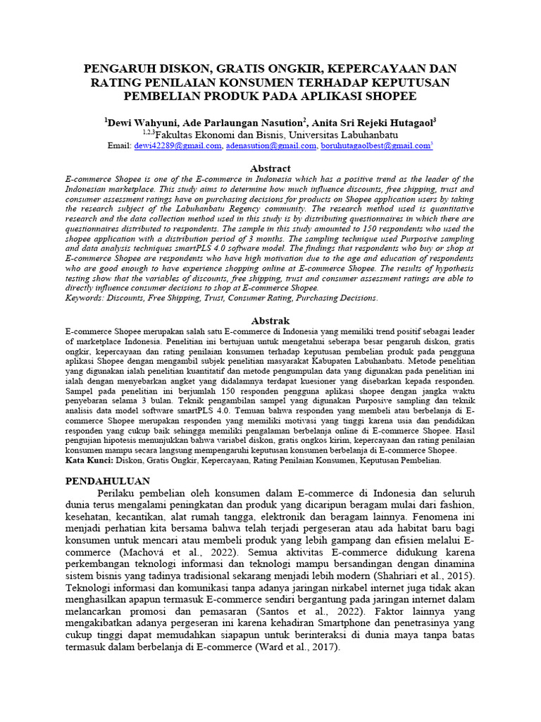 Artikel Dewi Wahyuni FIX RVS | PDF | Statistics | Information Technology