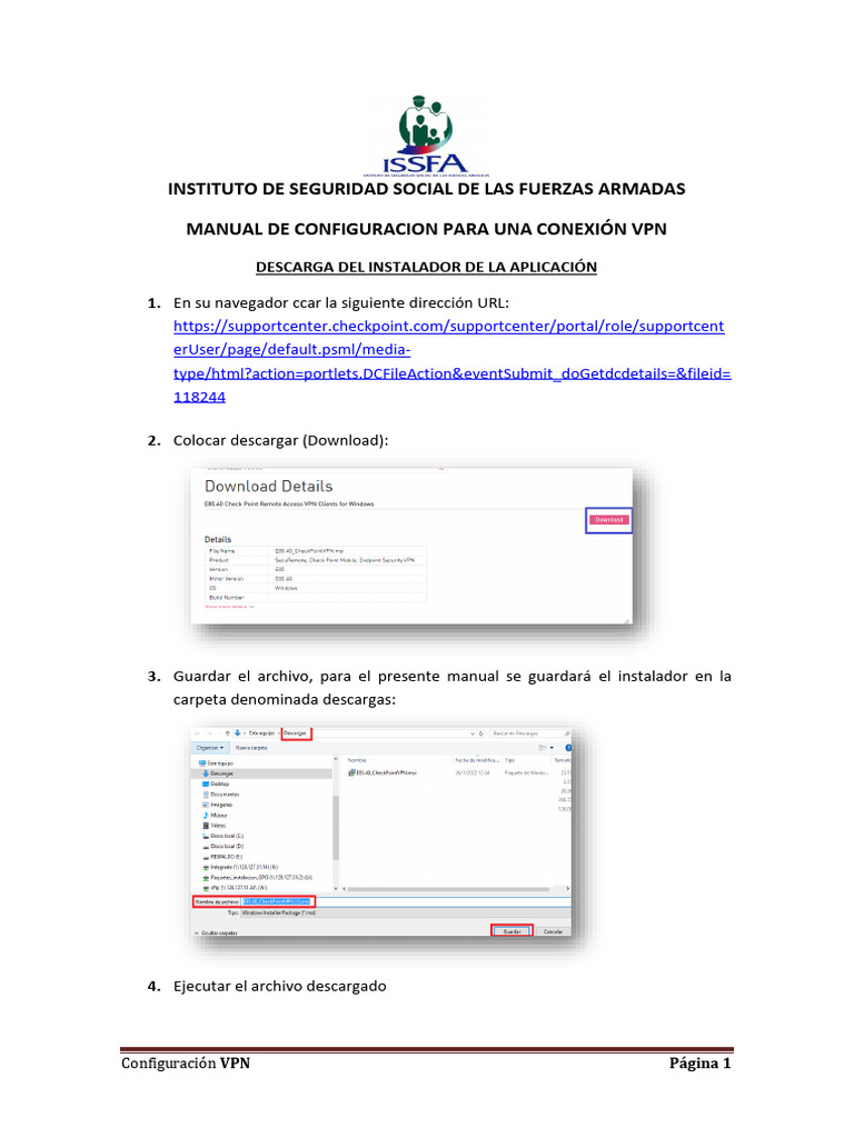 Manual de Configuracion VPN | PDF | Red privada virtual | Software Manual de Configuracion VPN | PDF | Red privada virtual | Software