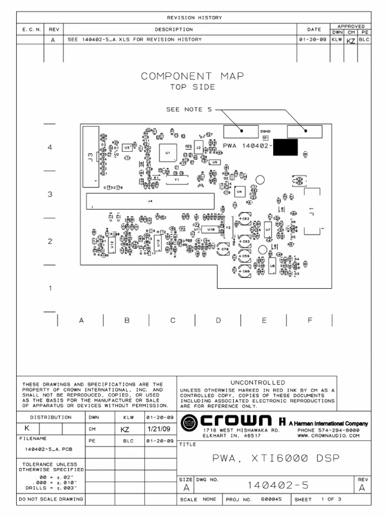 XTi6000 Front End PWA Specifications | PDF | Printed Circuit Board ...