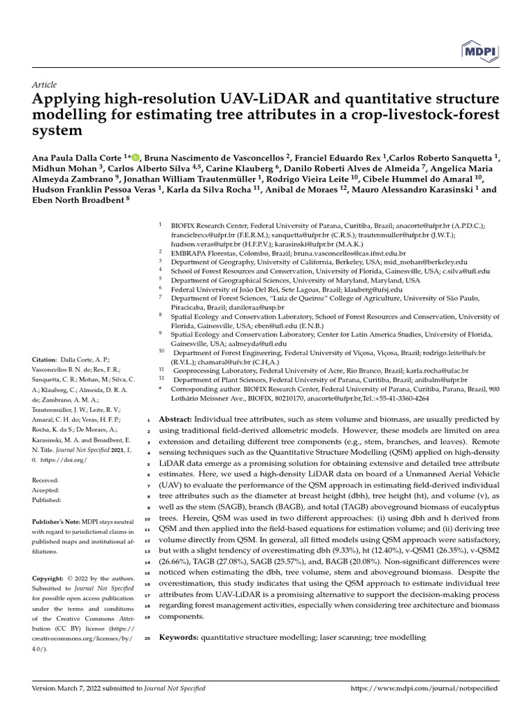 Land 1612267 | PDF | Lidar | Errors And Residuals