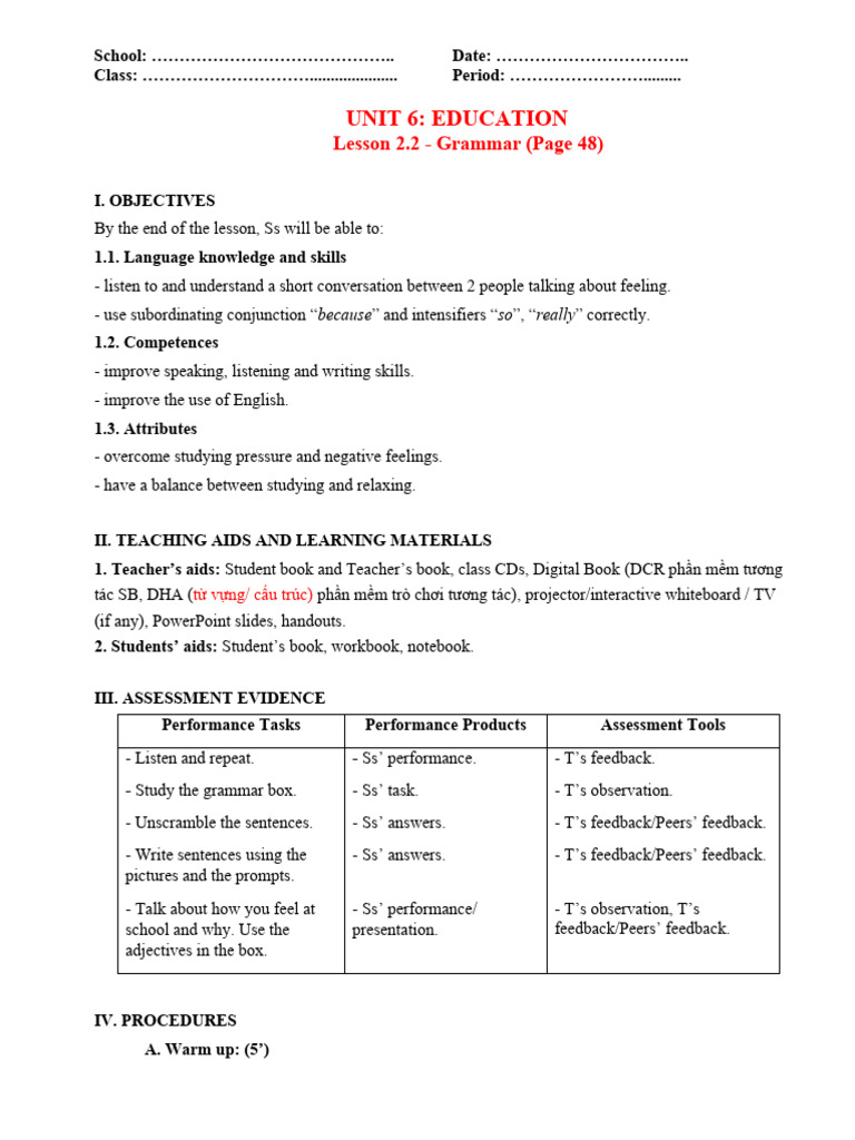 UNIT 6 - LESSON 2 - PART 2 - Grammar | PDF | Clause | Human Communication