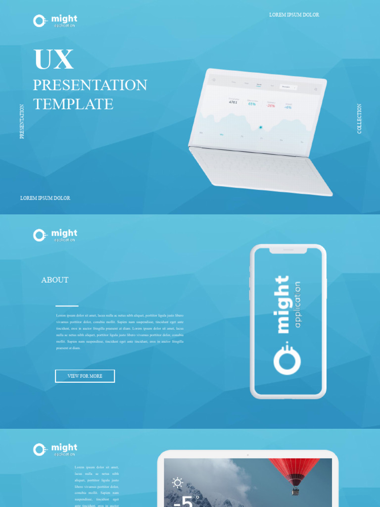 UX Presentation Template Collection | PDF