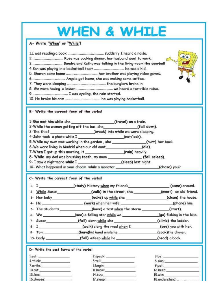 Ejercicios While y When | PDF