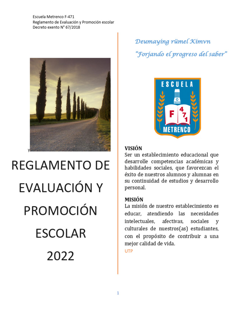 Reglamento de Evaluacion 5624 | PDF | Evaluación | Aprendizaje
