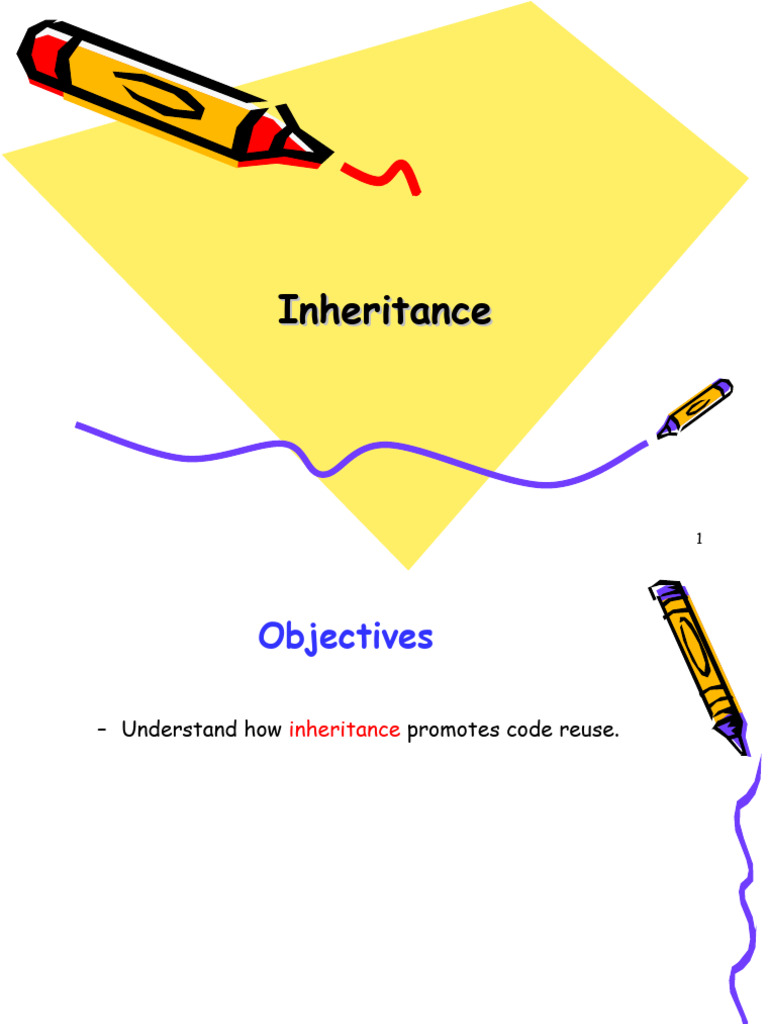 Inheritance Updated Pdf Inheritance Object Oriented Programming Class Computer 6454