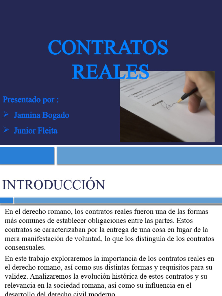 Unidad Xviii Contratos Reales | PDF | Derecho civil (sistema legal ...