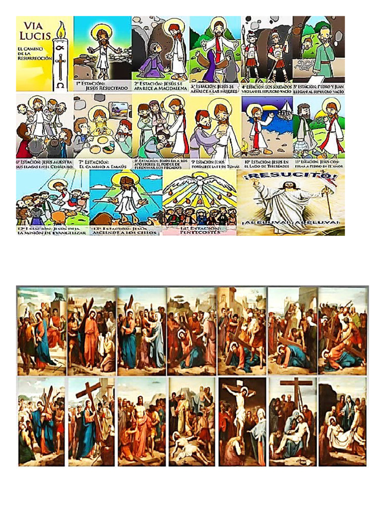 Estaciones Via Crucis | PDF