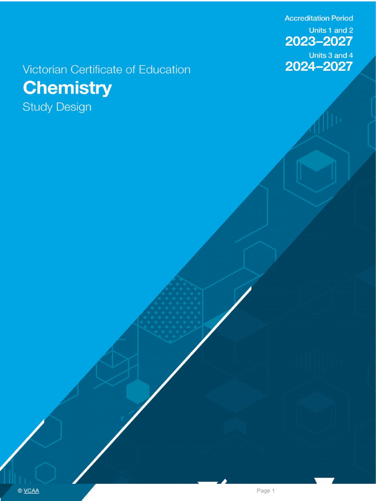 2023 Chemistry SD | PDF | Methodology | Science