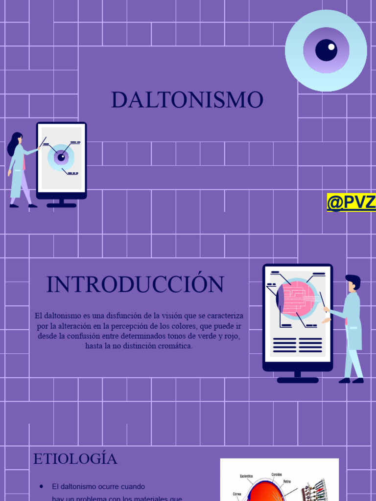Daltonismo PPT | PDF | Color | Medicina CLINICA