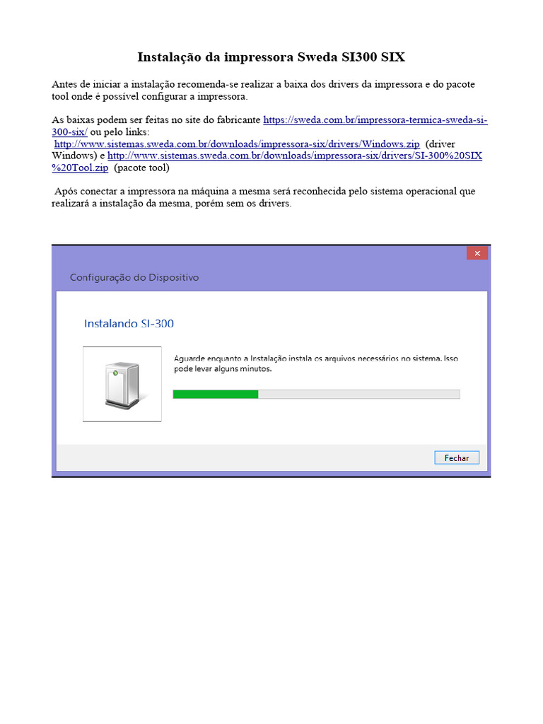 Sweda Si300 Six | PDF | Driver de dispositivo | USB