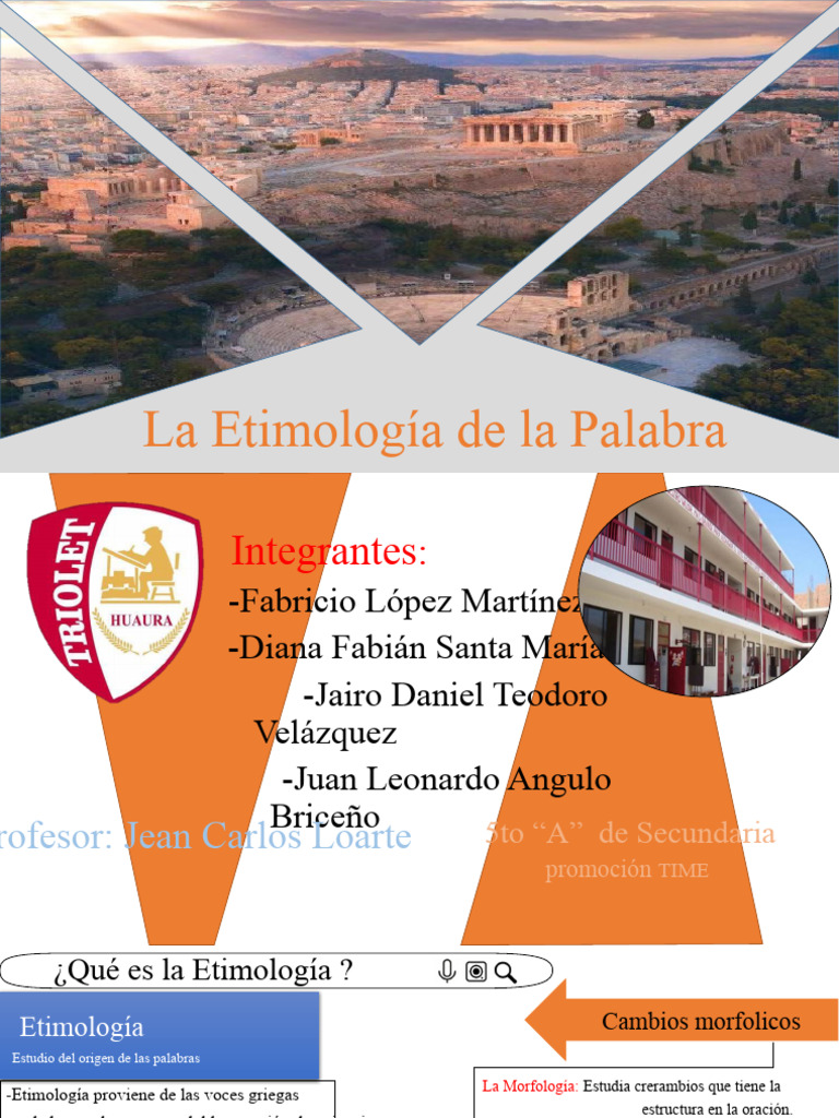 La Etimología de La Palabra | PDF