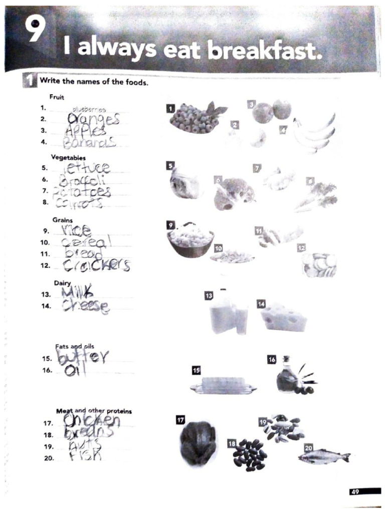 Workbook Units 9-10 (Pages 49-60) Ana Cristina Felix Beltran. | PDF