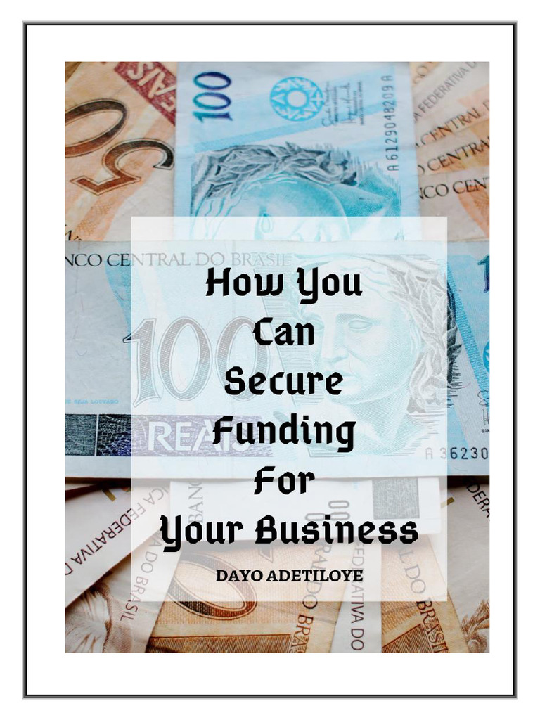 Secure Fund | PDF | Entrepreneurship | Equity (Finance)