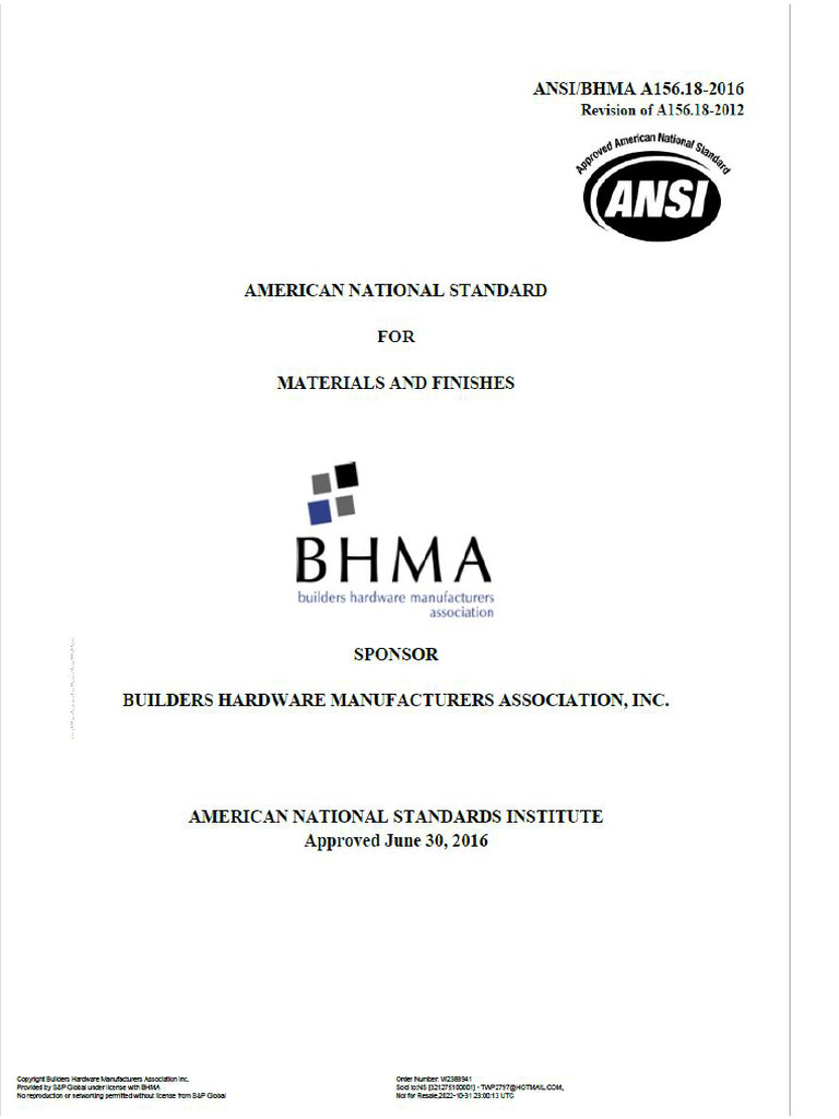 Ansi Bhma 156 18 | PDF