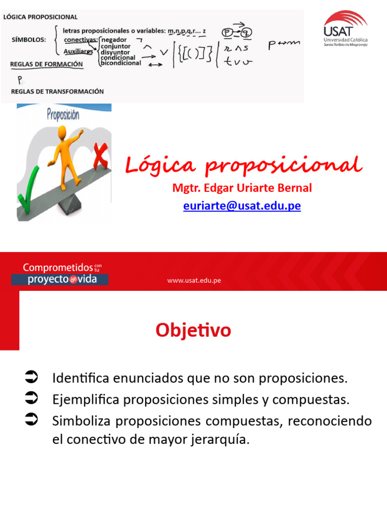 Lógica Proposicional | Descargar gratis PDF | Proposición | Si y solo si