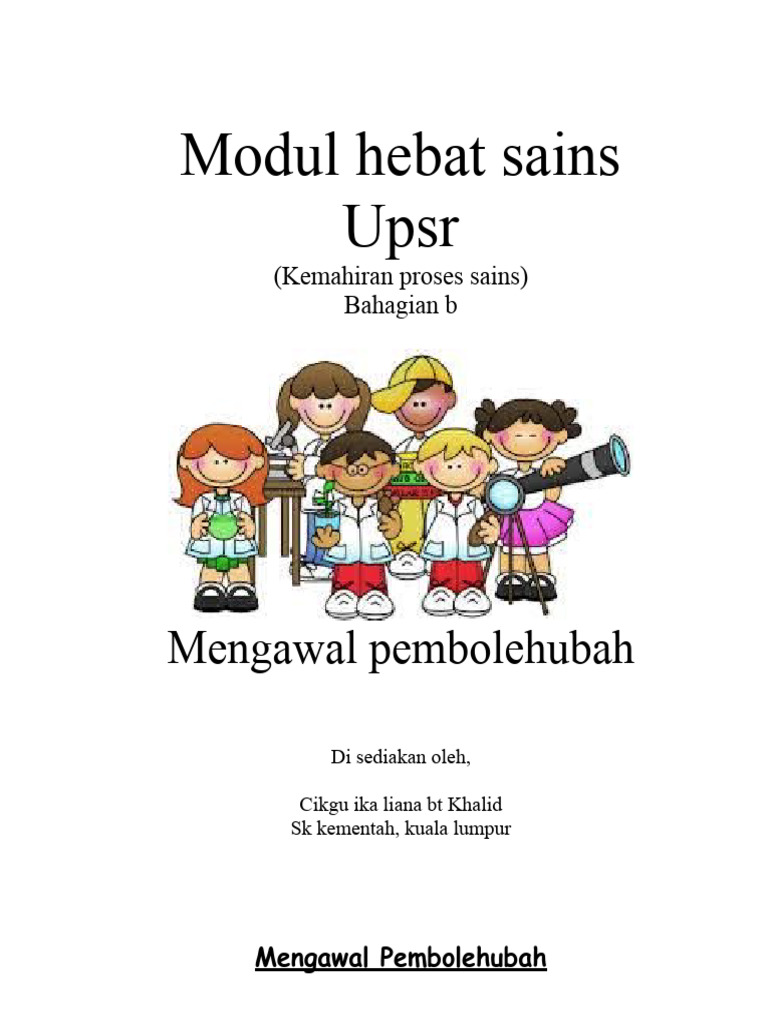 Modul Sains (Pembolehubah) Baru | PDF