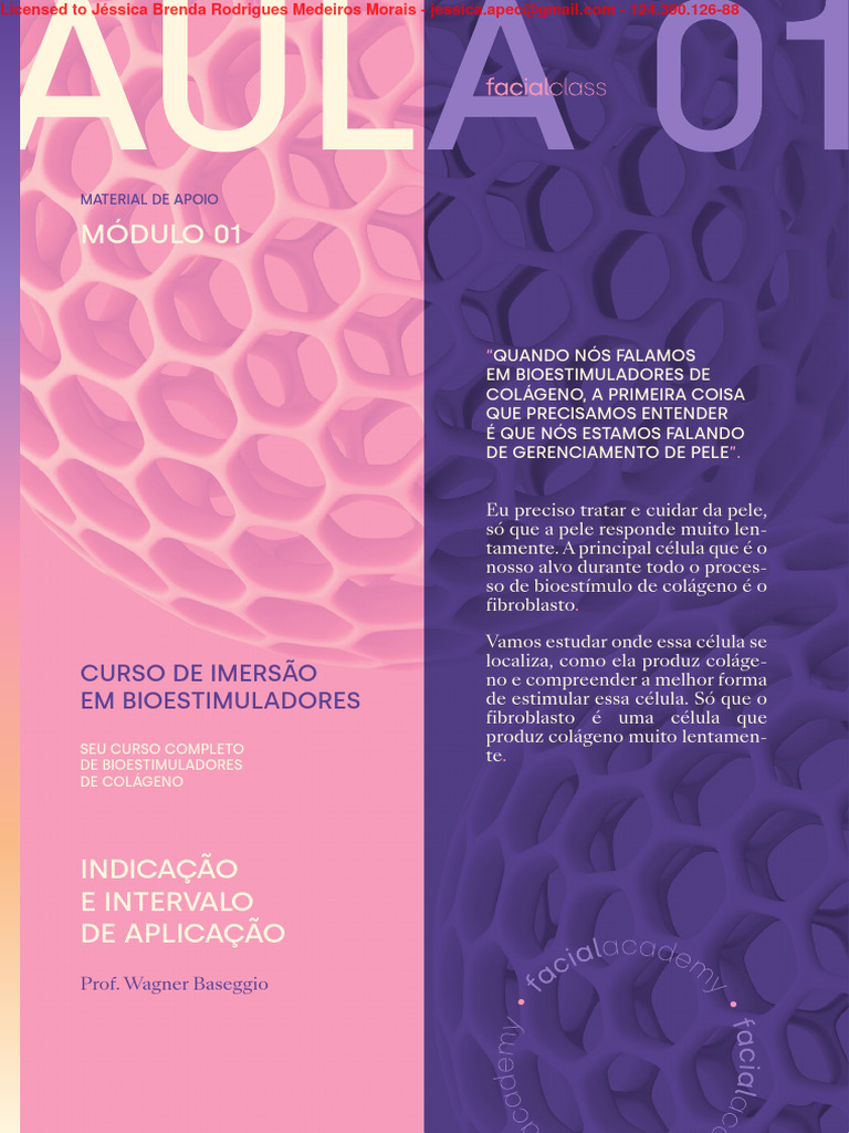 Imersão em Bioestimuladores - Módulo 01 - Aula 1 e 2 - Material de Apoio | PDF | Toxina ...