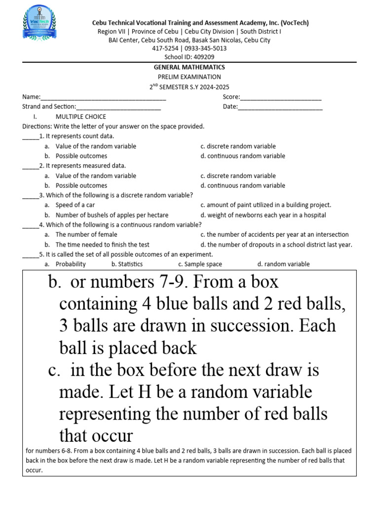Statistics And Probability Pdf Probability Distribution Random