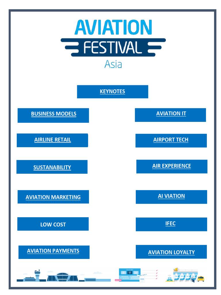 Aviation Festival Asia Agenda | PDF | Airlines | Airport