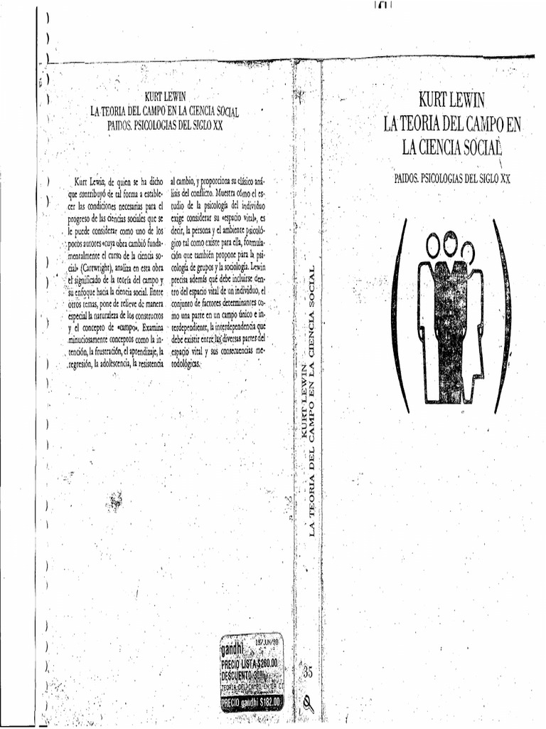 Teoría del Campo de Kurt Lewin | PDF | Método científico | Empirismo